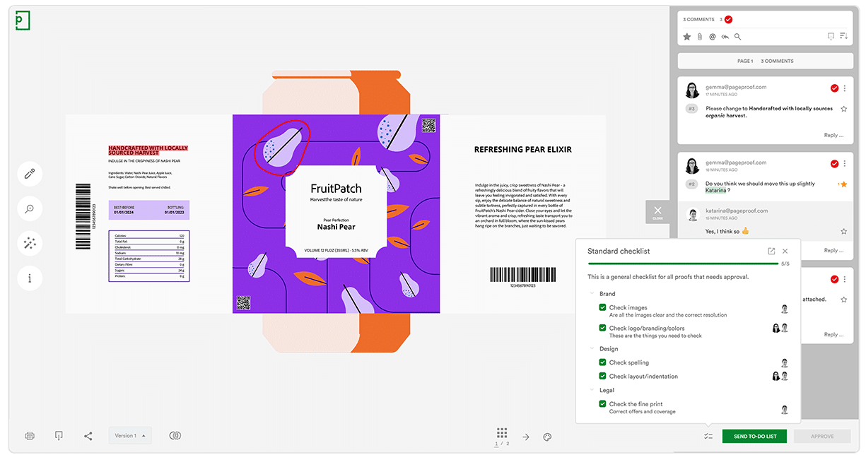 Packaging Approval Software | PageProof