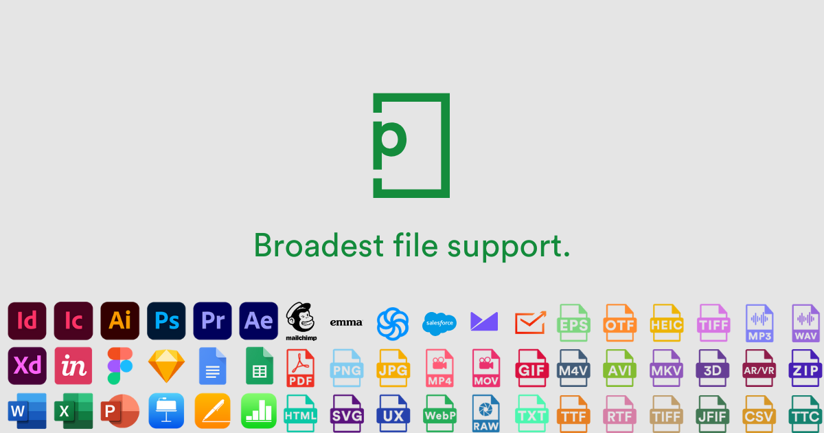 PageProof Has the Broadest File Support for Online Proofing